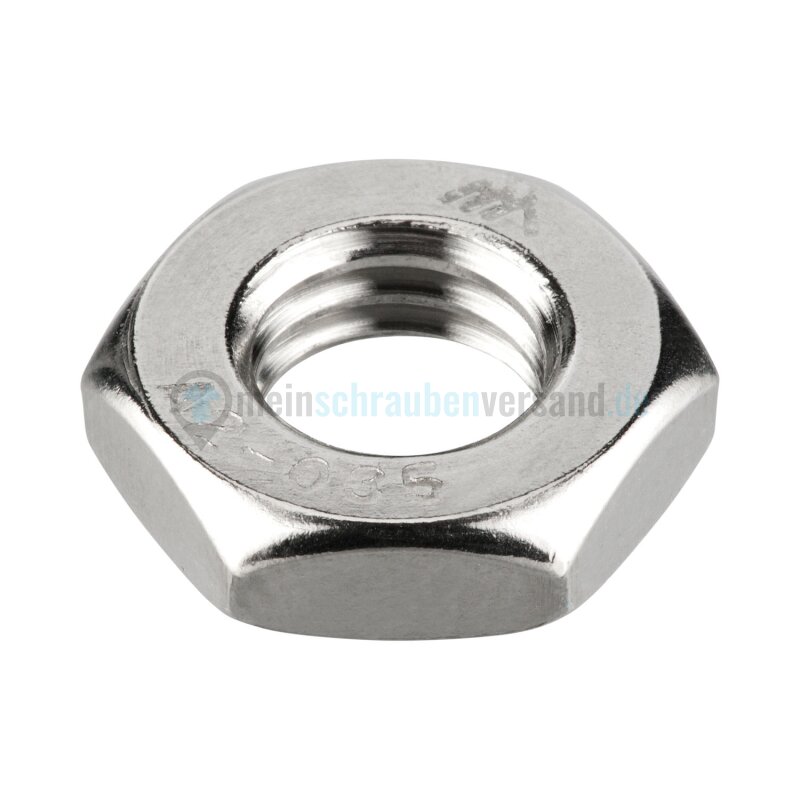 meinschraubenversand.de - Sechskantmuttern (niedrige Form, mit Fase)