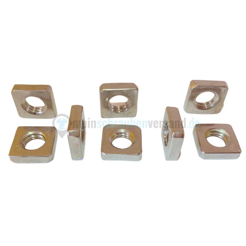 Vierkantmuttern (niedrige Form) - Mutter (alle Größen & Mengen M2 - M, 1,99